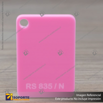 ACRILICO CAST ROSA RS835/N 3 X 1220 X 2440