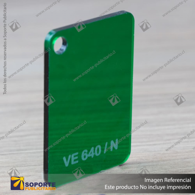 ACRILICO CAST VERDE VE640/N 3 X 1220 X 2440